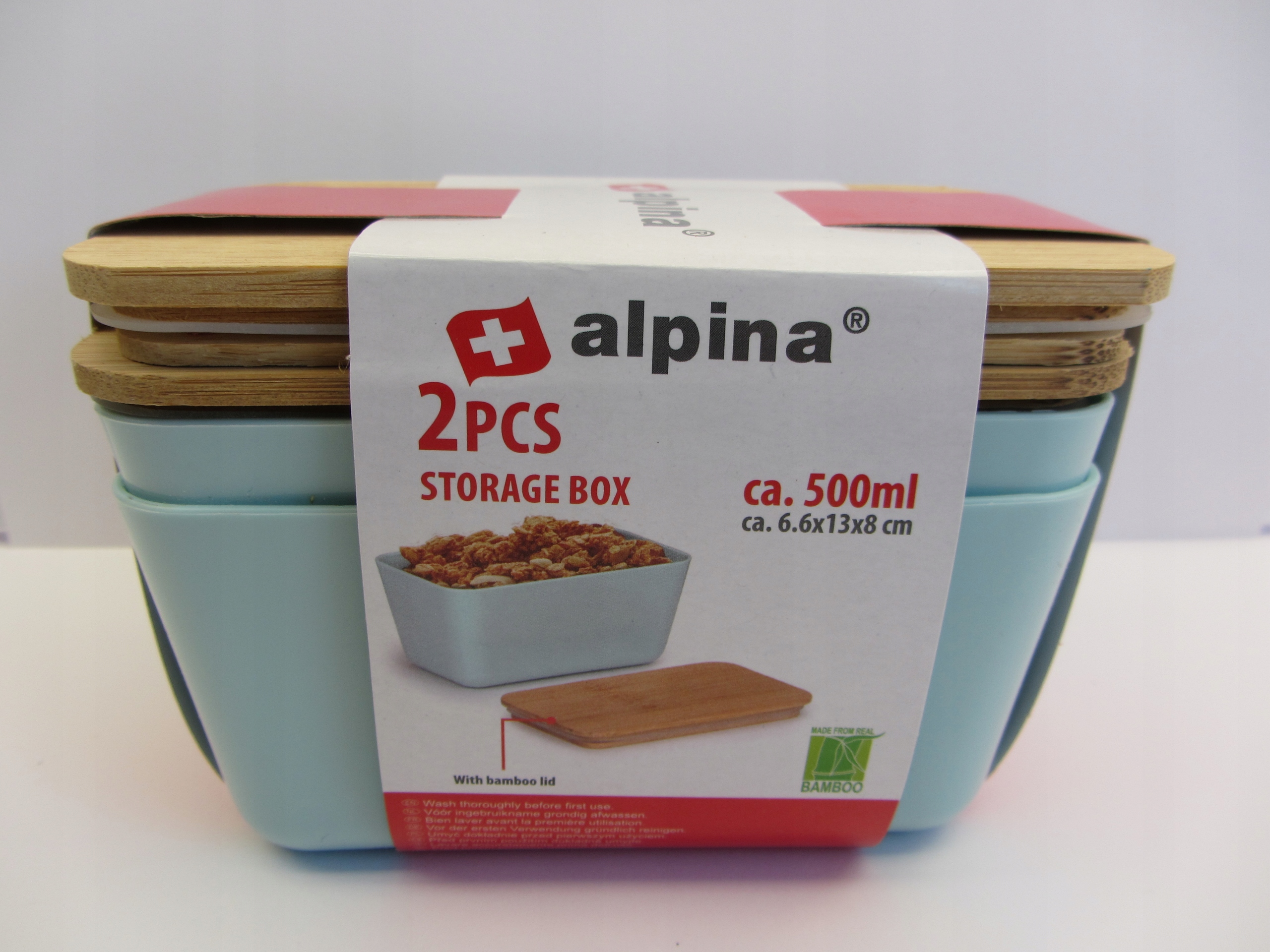 Kitchen Food Storage Container with Bamboo Lid & Silicone Seal | Little ...